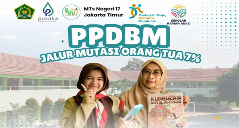 MTs Negeri 17 Jakarta Timur Buka PPDBM Jalur Mutasi Orang Tua 7% Tahun ...